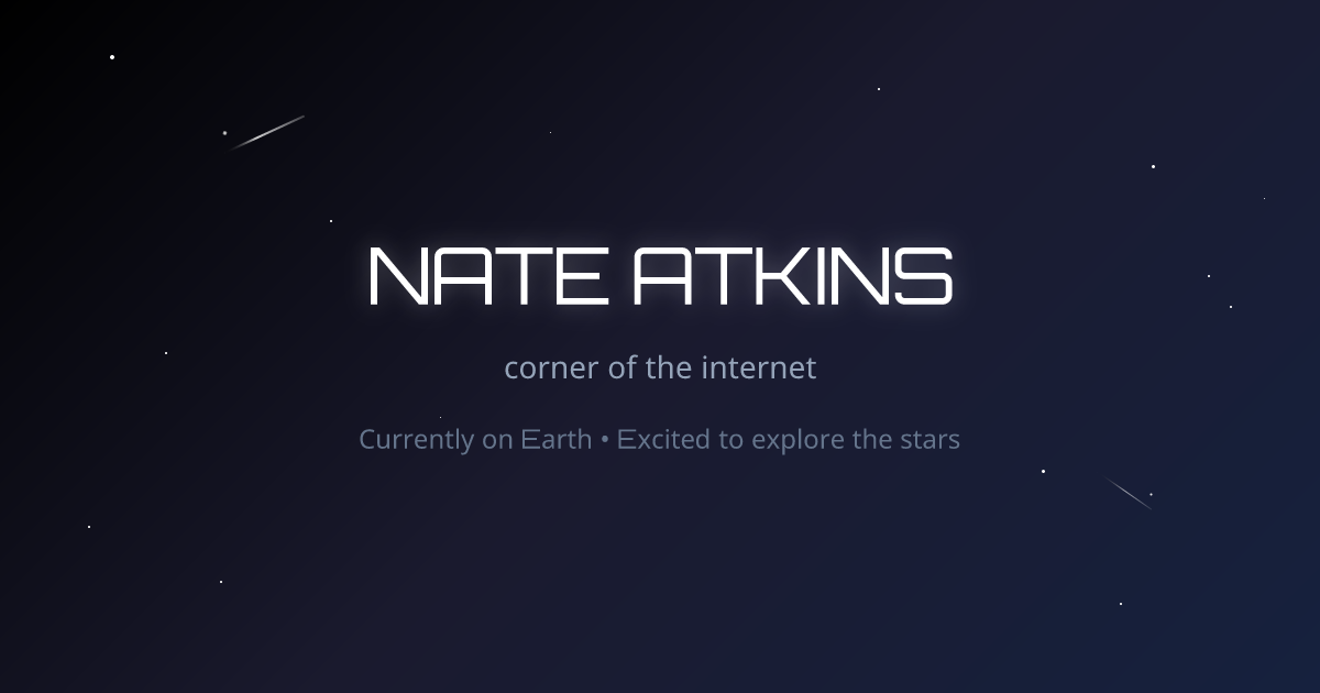Nate Atkins's corner of the internet